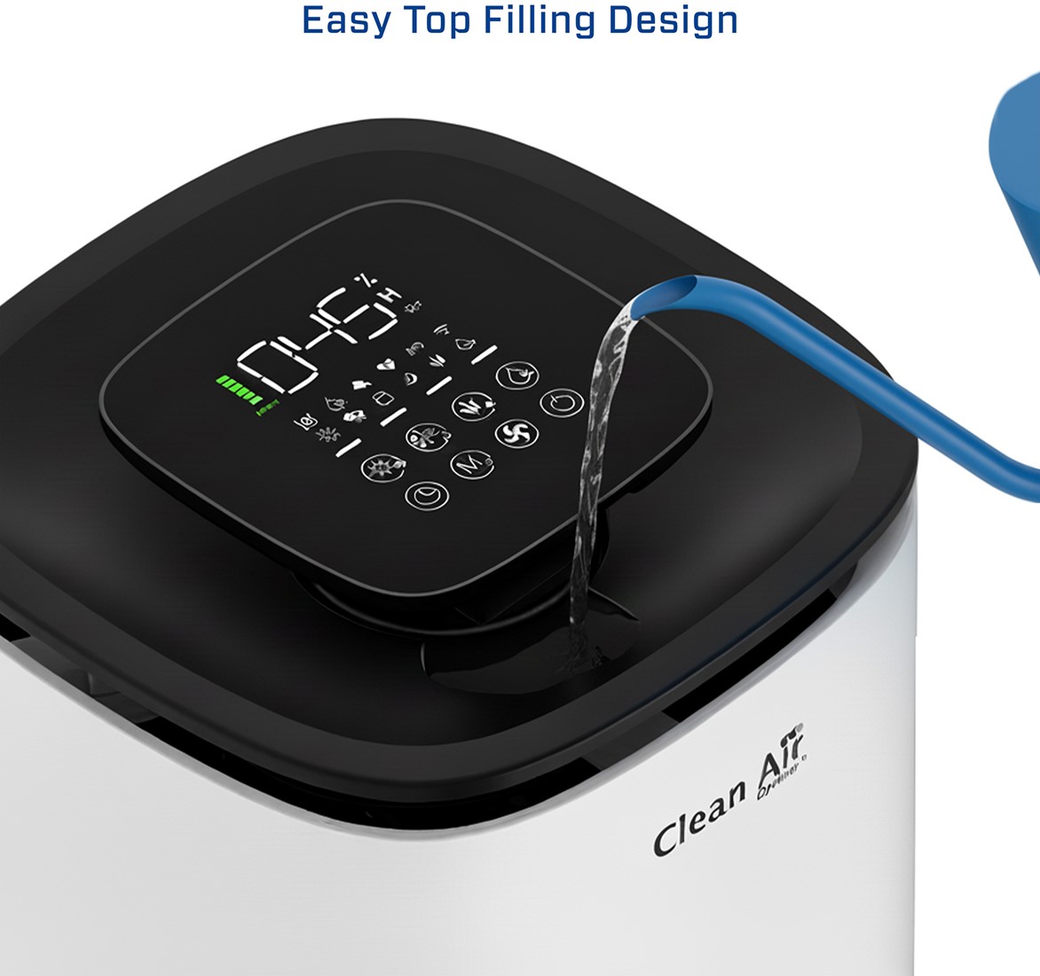 2in1: Luchtbevochtiger en luchtreiniger CA-806 Smart Top Filling
